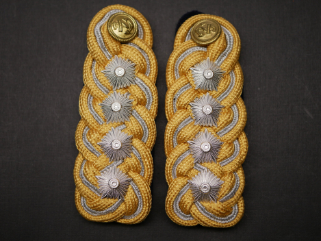 Paar Schulterklappen / Schulterstücke Marine Armeegeneral ...